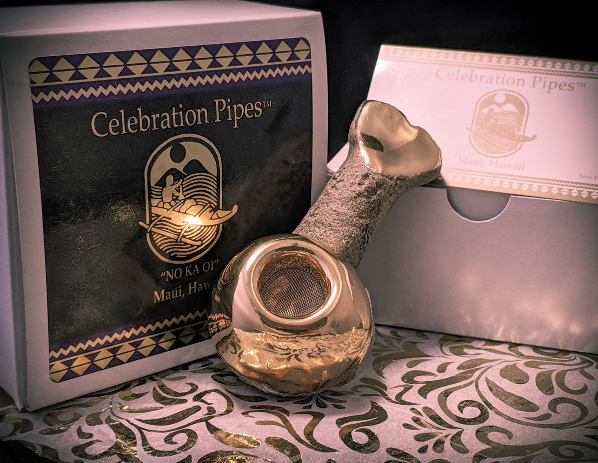Gold Tipped Celebration Pipe – Celebration Pipes
